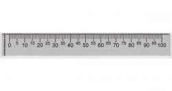 VAS Pain Scale Rulers 0-100mm w/ Slider: Personalized Rulers, Custom ...